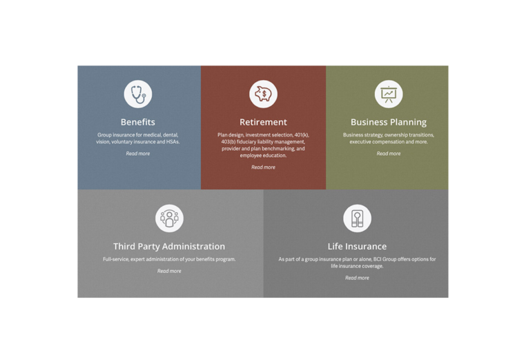 BCI Group - B2B Technology Web Design Services | Daylight Clients